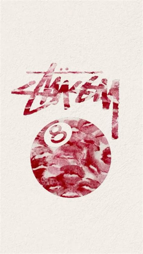 Fondo De Pantalla Logo Stussy Con Besos Stussy Wallpaper Iphone