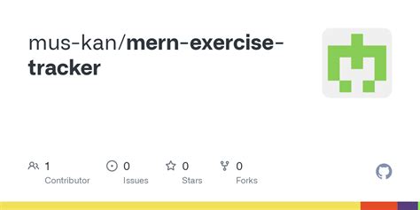 Github Mus Kan Mern Exercise Tracker