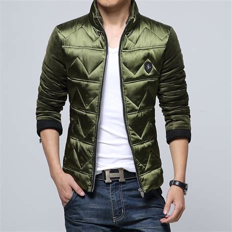 冬季短款修身型多材质拼接外套棉服男装立领高档休闲个性设计棉衣andyshop99