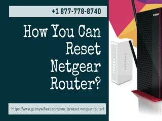 PPT Steps To Access The Netgear Router And Reset The Netgear Genie Password PowerPoint