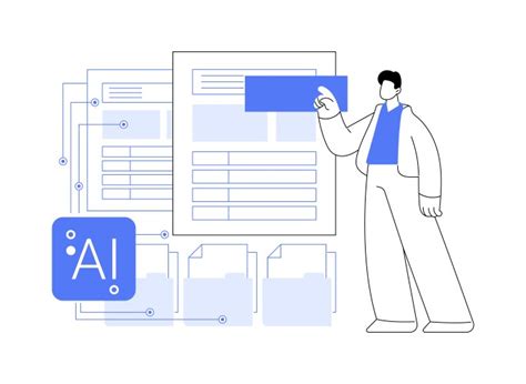Ai Enhanced Legal Compliance Abstract Concept Vector Image