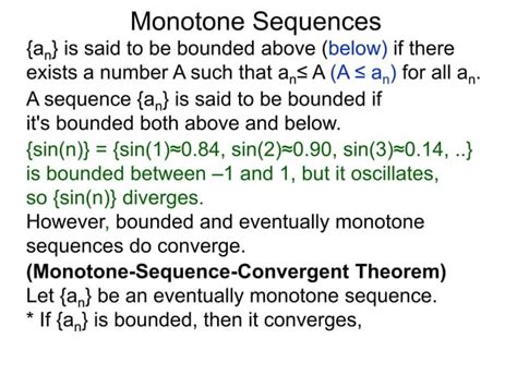 21 Monotone Sequences X Pptx