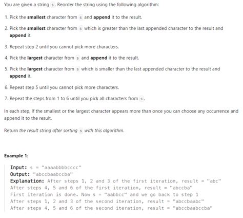 Javaleetcode 1370increasing Decreasing String 네이버 블로그