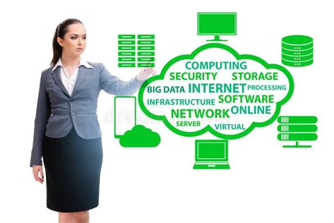 Cloud Computing In Technology Concept Stock Photo Image Of Data Information 231193770