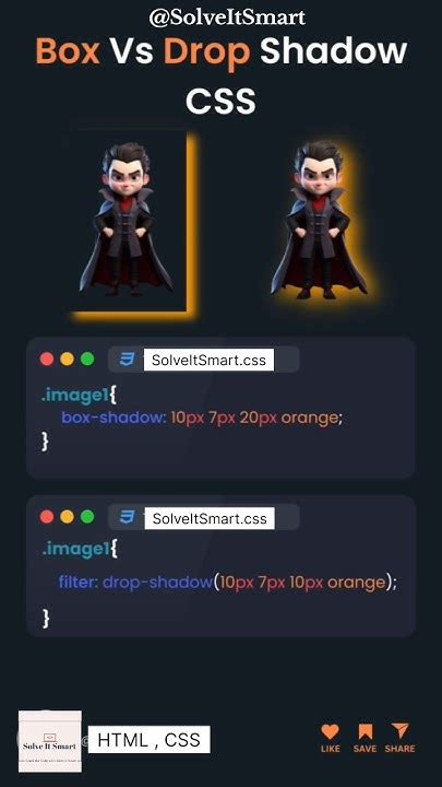🔥 Box Vs Drop Shadow Css Solve It Smart Youtube