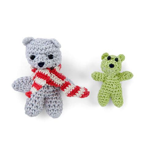 Free Aunt Lydia Micro And Mini Bear Crochet Pattern Yarnspirations