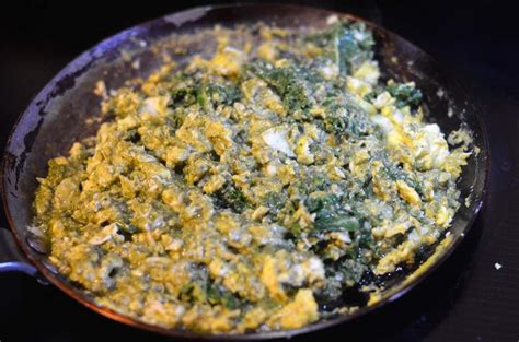 Pesto And Kale Scrambled Eggs The Harvest Skillet