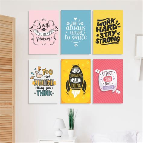Jual Hiasan Dinding Quotes Pajangan Kayu Poster Tema Motivasi 20x30 Cm