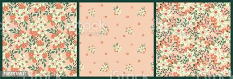 컬렉션의 분홍색 배경에 작고 귀여운 꽃이 있는 매끄러운 꽃 패턴 벡터 그림입니다 꽃 식물에 대한 스톡 벡터 아트 및 기타 이미지 꽃 식물 꽃무늬 연속무늬 Istock