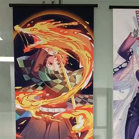 Demon Slayer Kamado Nezuko Anime Poster Hanging Picture Canvas Printing