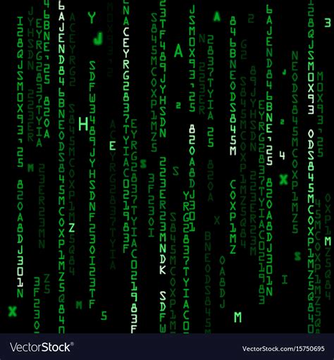 Technology Binary Background Royalty Free Vector Image