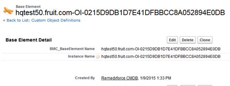 how to link to ci instance on remedyforce cmdb page discussion bmc