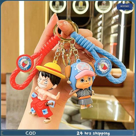 Nueva Serie De Una Pieza Llavero De Dibujos Animados Decoraciones Luffy