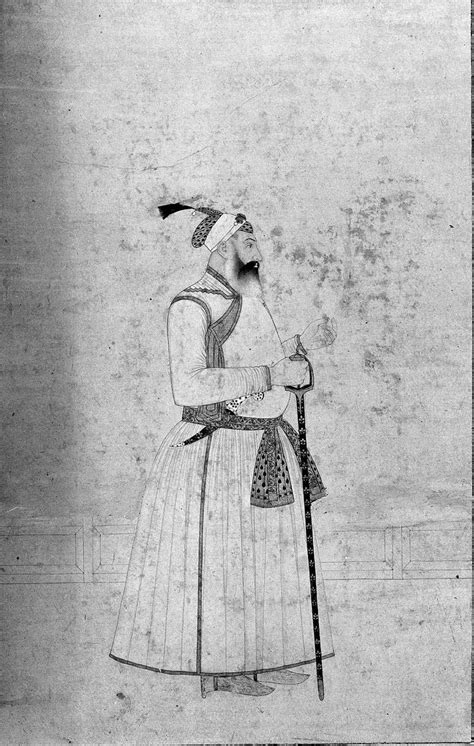 Portrait Of Nawab Saadat Khan Burhan Ul Mulk Of Oudh Early 18th