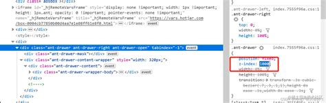 在 Vue使用ant Design ，抽屉（drawer）里面嵌套弹出框（model）出现蒙层遮挡弹框问题在 Vue使用 掘金