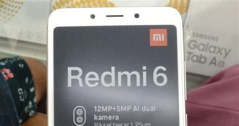Spesifikasi Dan Harga HP Android Xiaomi Redmi 6 3Gb 2019