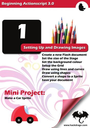 Beginning Flash Actionscript Setting Up And Drawing Images