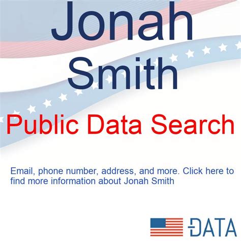 Jonah Smith Public Data Found