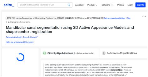 Mandibular Canal Segmentation Using 3d Active Appearance Models And