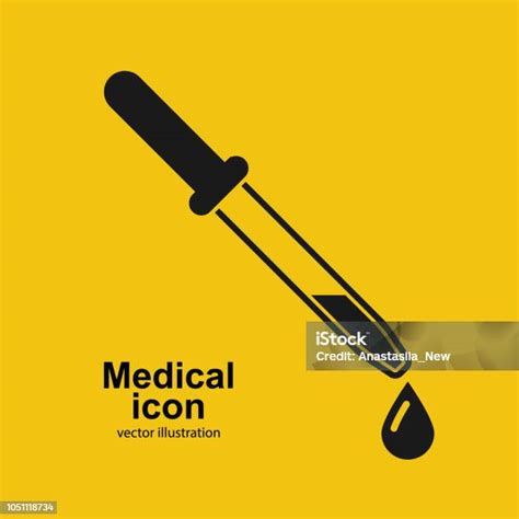 스포이드 아이콘입니다 의료의 요소 화학 실험실 장비 설정 0명에 대한 스톡 벡터 아트 및 기타 이미지 0명 건강관리와 의술