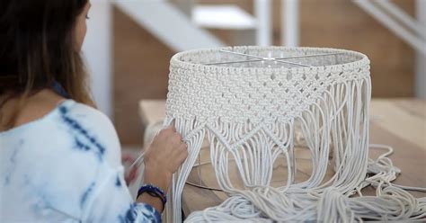 Paso A Paso Cómo Crear Una Lámpara De Macramé Infobae