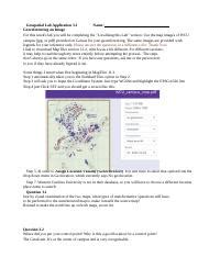 Labapplicationanswersheet Ch Docx Geospatial Lab Application Georeferencing An Image
