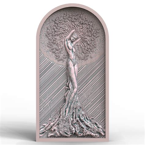 3d File 3d Model Stl File For Cnc Router Laser And 3d Printer Woman As