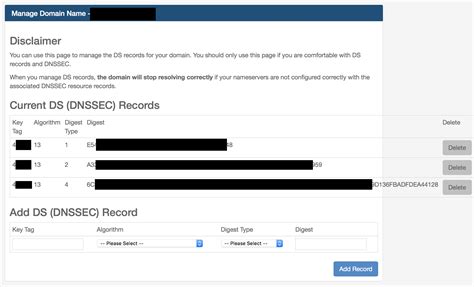 Manage Dnssec Records Issue Netlink Blesta Namesilo Github