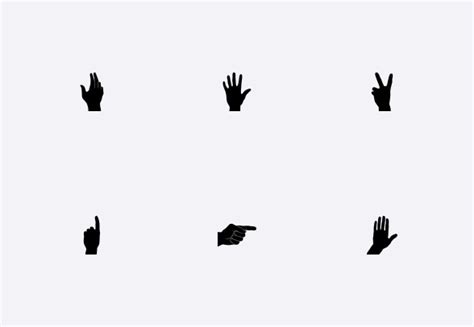 Large Black Hand Icons Ad Affiliate Affiliate Black Hand