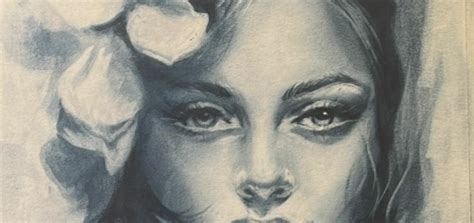 Как нарисовать портрет девушки анфас