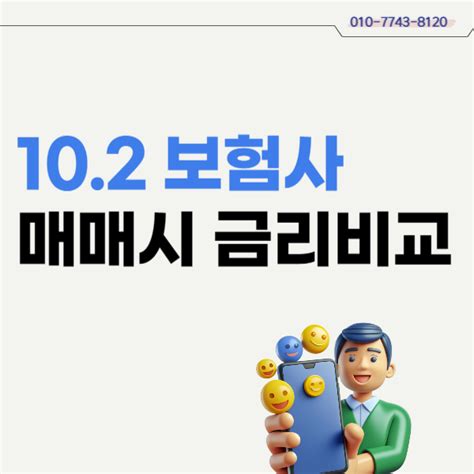 10월 2일 보험사 주담대 금리비교 아파트매매담보대출