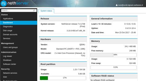 Release Of NethServer 7 4 1708 Final Development NethServer Community