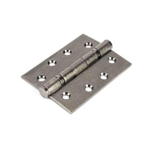 Pewter 4 Ball Bearing Butt Hinge Pair Ss By From The Anvil