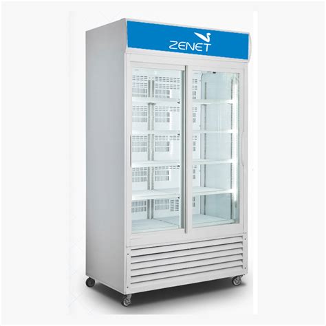 ZENET Upright Chiller Two Doors 800L - Zenet Electronics