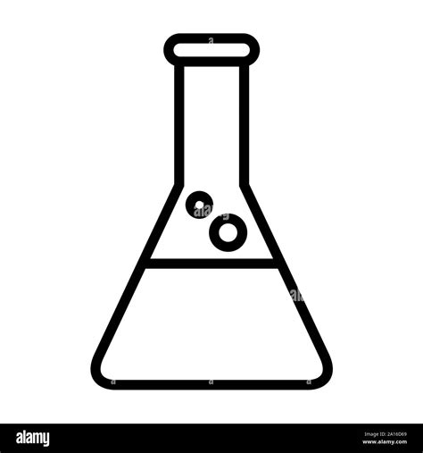 Lab Flask Icon Stock Vector Image And Art Alamy