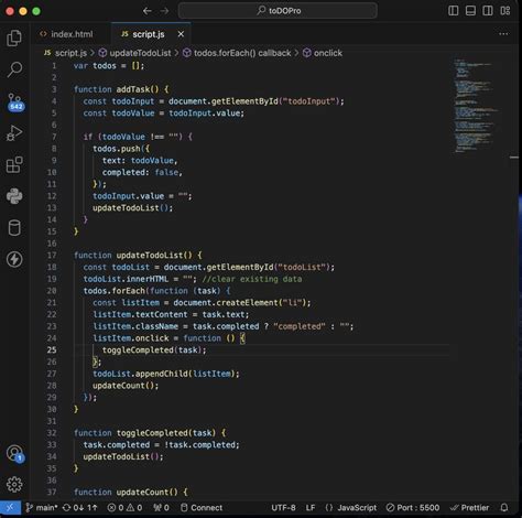 Tej Thapa On Linkedin Javascript Final Project Todo List At The End
