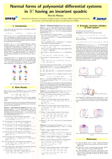 Pdf Normal Forms Of Polynomial Differential Systems In R3 Having An Invariant Quadric