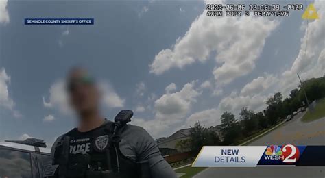 Watch Bodycam Video Shows Florida Officer Drive Off After Deputy Pulls