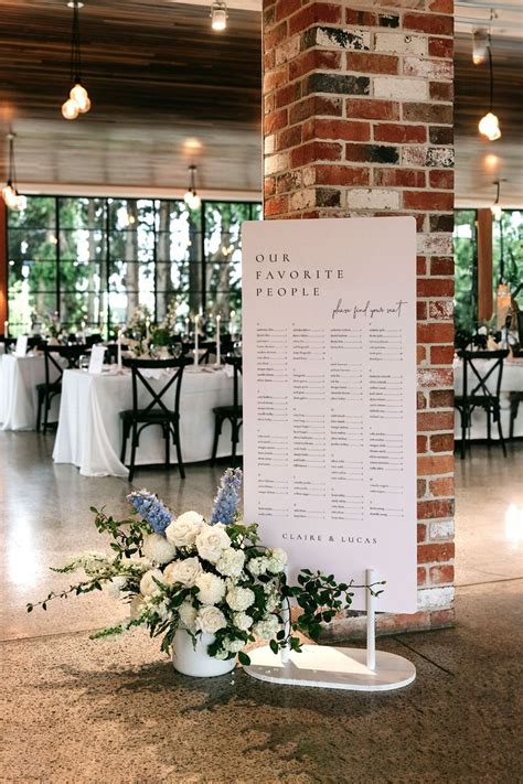 Alphabetical Seating Chart Sign Template Wedding Seating Chart