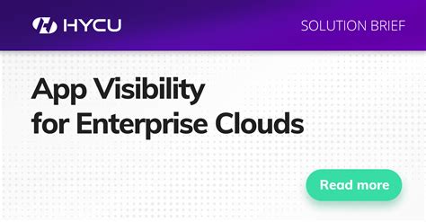 Maximizing Cloud App Visibility HYCU