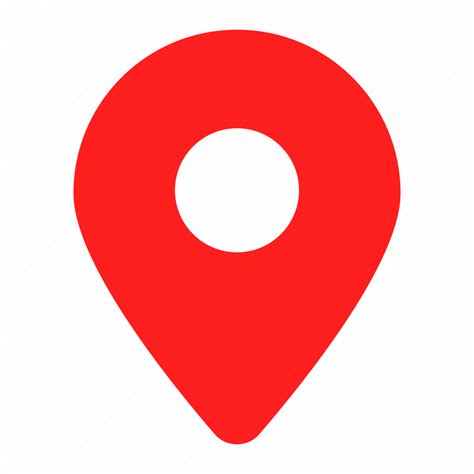 Red Address Gps Location Map Marker Navigation Icon Download On