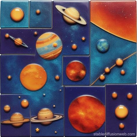 Universe Texture Tiles Stable Diffusion Online