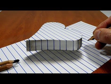 How To Draw A Round Hole In Line Paper Trick Art YouTube Line Art Drawings Illusion