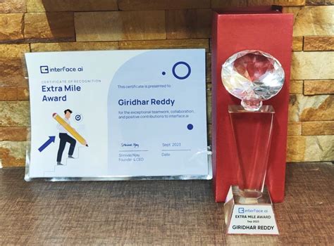 giridhar reddy obulesugari on linkedin firstaward interfaceai