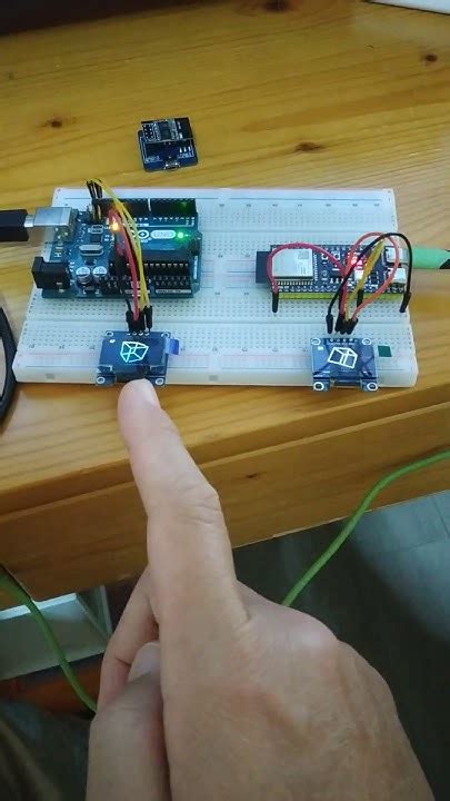 Esp32 S3 Versus Arduino Uno Rotating Cube Youtube