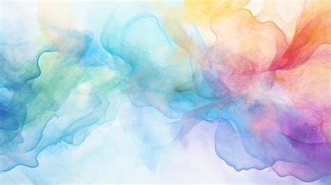 Premium Ai Image A Watercolor Abstract Smoke Background Colorful Shapes