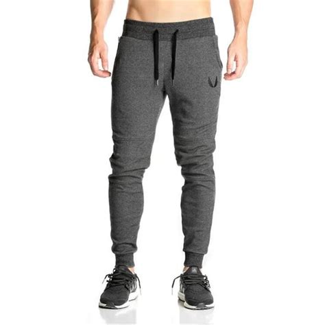 Mens Gyms Fitness Sweatpants Pant Male Bodybuilding Workout Drawers