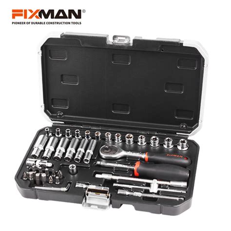 Fixman 42 Pce 14 Drive Socket Set Clampline