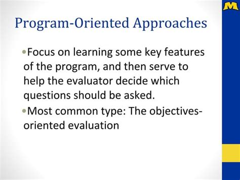 Expertise Consumer Oriented And Program Oriented Evaluation