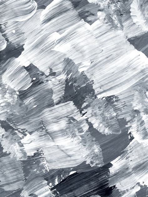 Fondo Pintado A Mano Abstracto Creativo Blanco Y Negro Textura Del